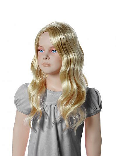 Sweety - kids wig options - Light Blond or Black